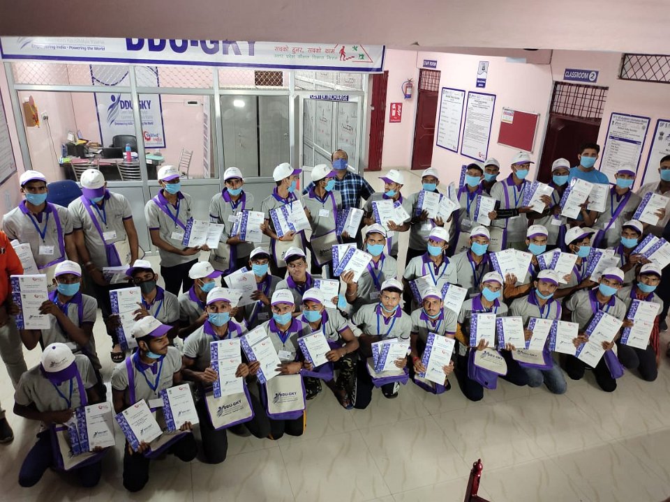 Skilled India Started DDU-GKY project training centre at Jhansi.