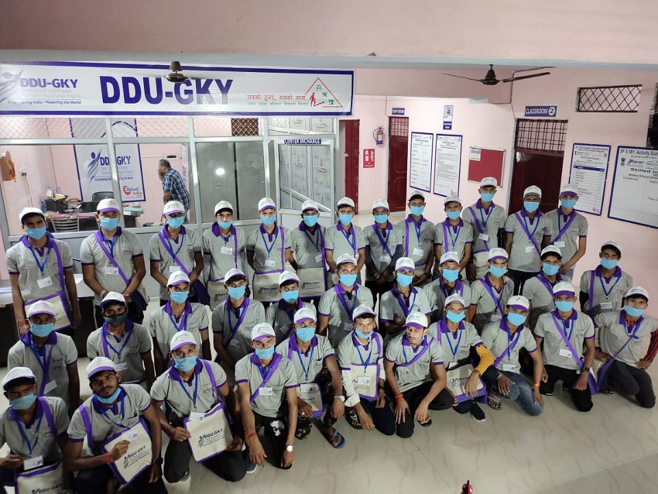 Skilled India Started DDU-GKY project training centre at Jhansi.